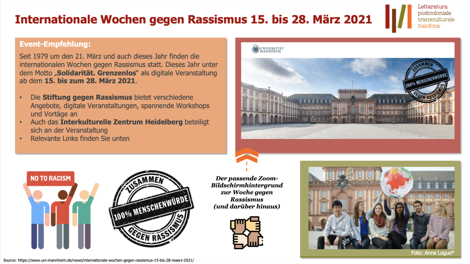 Internationale Wochen Gegen Rassismus 15 28 März 2021 Forschungsprojekt